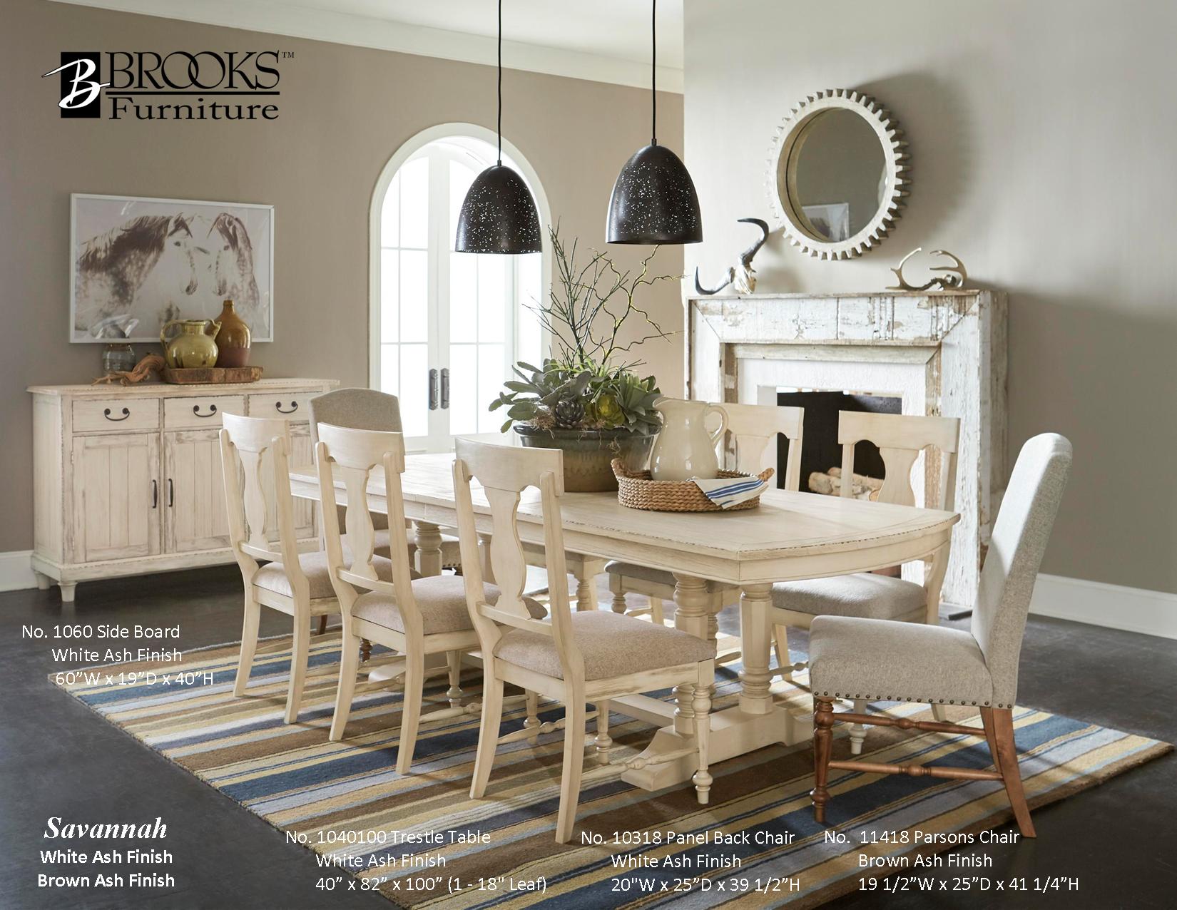 Savannah Collection | Solid Wood Dining Room, Laminate Dining Room